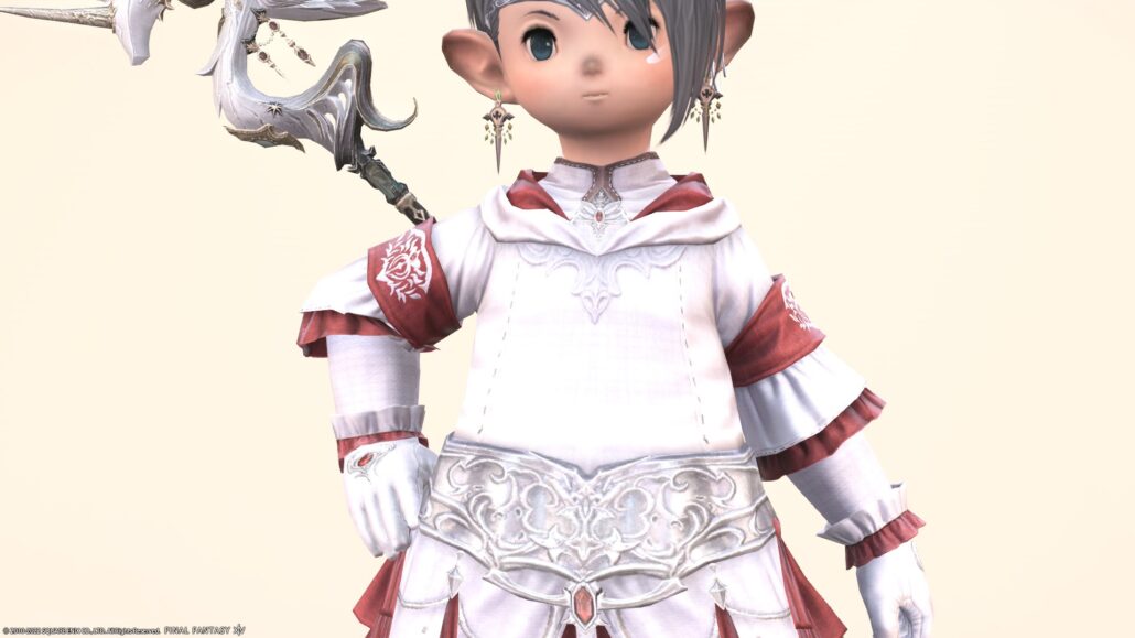 White mage’s AF5 equipment Ribbon robe “Theophany” series (Lalafell boy ...
