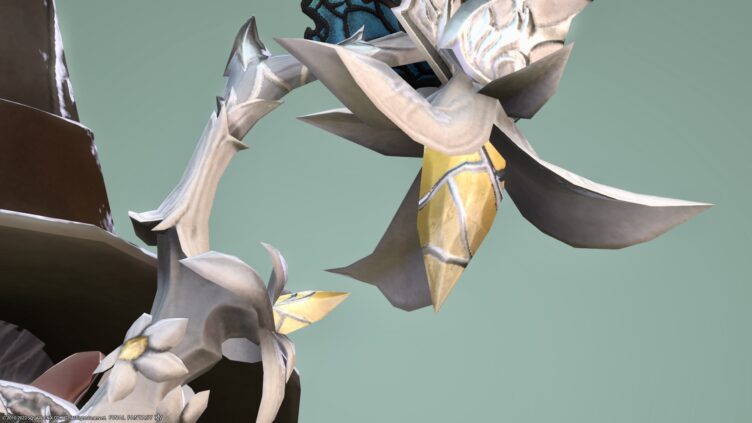 So cute! Titania’s white mage weapon “The Fae’s Crown Cane” that shines ...