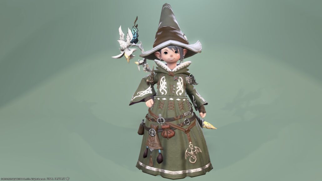 So cute! Titania’s white mage weapon “The Fae’s Crown Cane” that shines ...