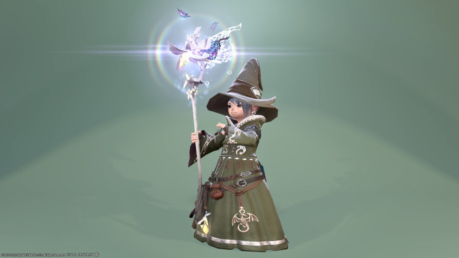 So cute! Titania’s white mage weapon “The Fae’s Crown Cane” that shines ...