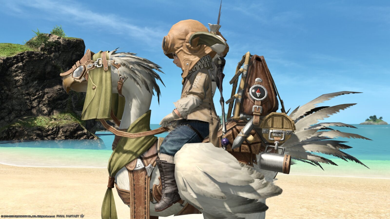 The island sanctuary chocobo armor / Cute traveling chocobo “Isle ...