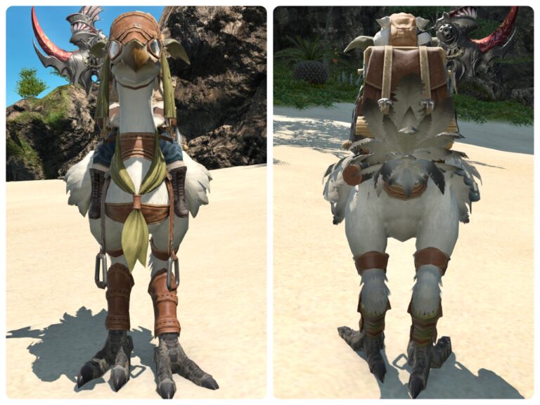 The island sanctuary chocobo armor / Cute traveling chocobo “Isle ...