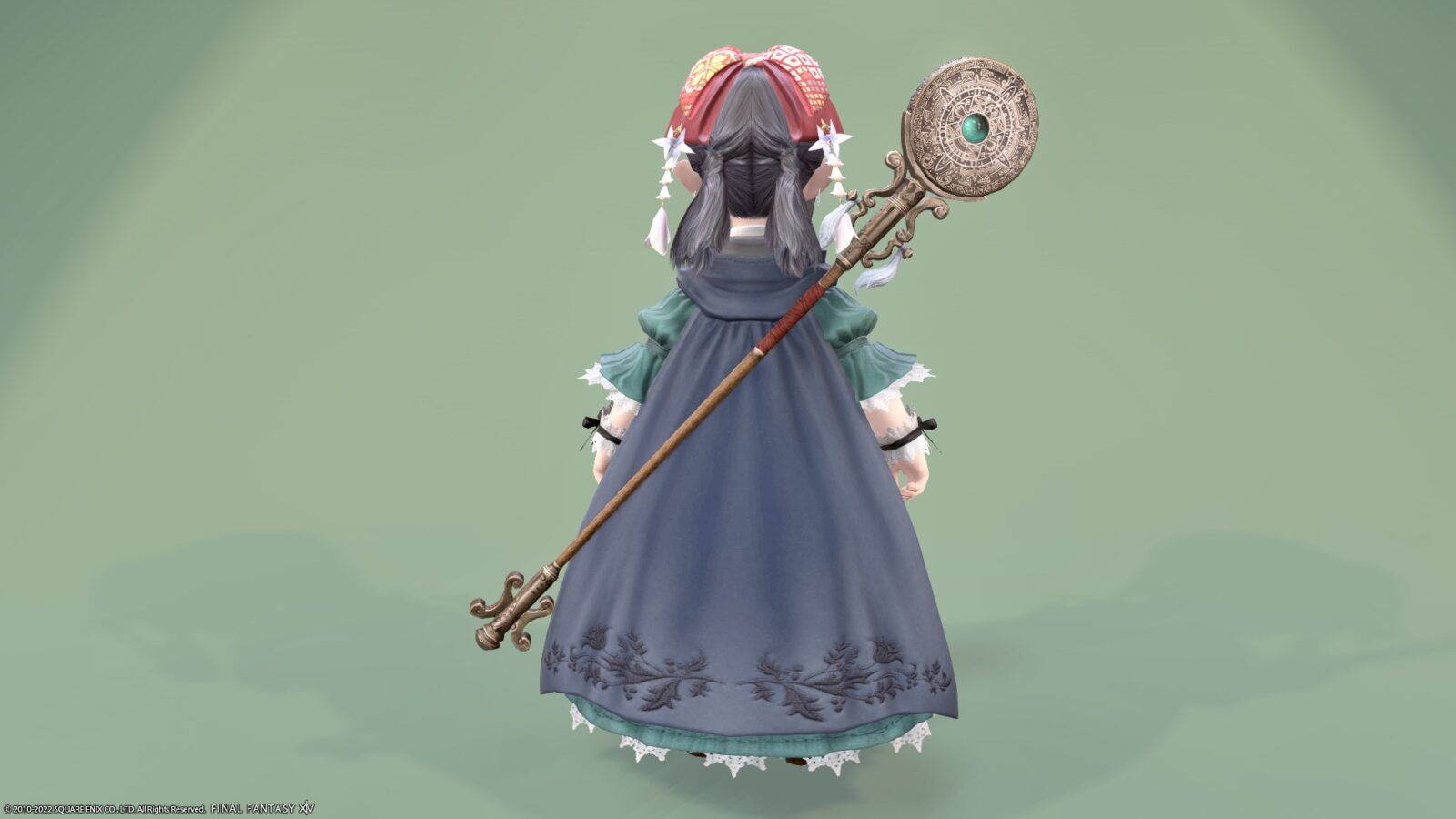 White mage weapon “Ravel Keeper’s Cane” carried by Cymet of Fanow ...