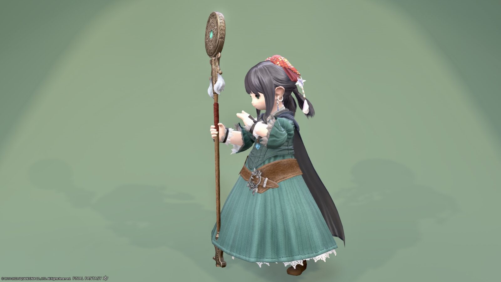 White mage weapon “Ravel Keeper’s Cane” carried by Cymet of Fanow ...