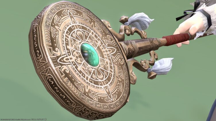 White mage weapon “Ravel Keeper’s Cane” carried by Cymet of Fanow ...