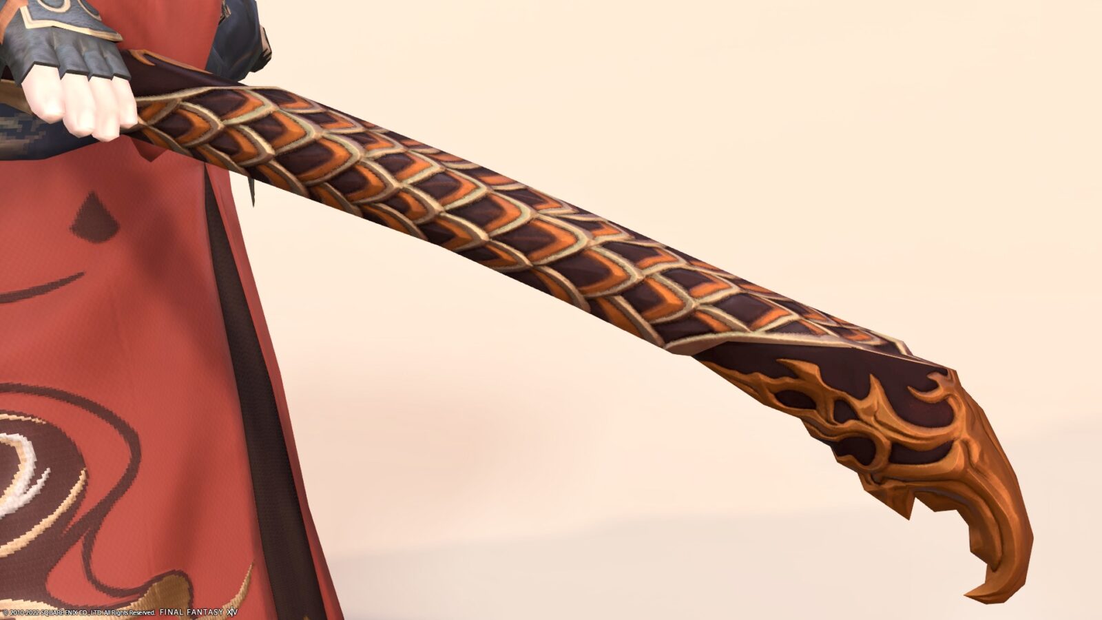 Shining samurai weapon with Suzaku flames and feathers dancing “Suzaku ...