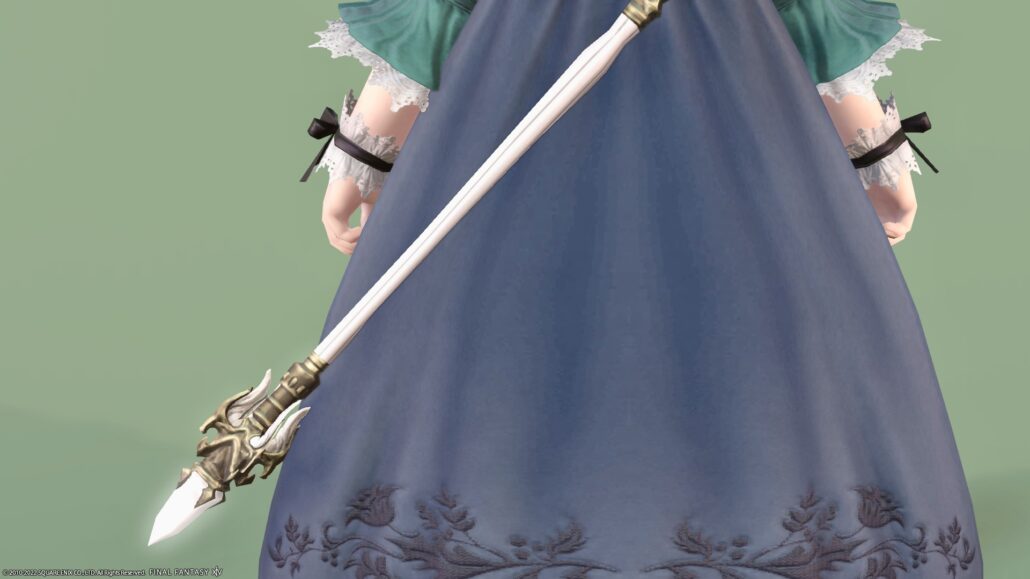Bismarck’s white mage weapon “Endless Expanse Cane” with dancing wings ...