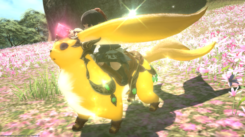 Cute yellow carbuncle mount “Citrine Carbuncle” | Norirow Note 〆 FF14