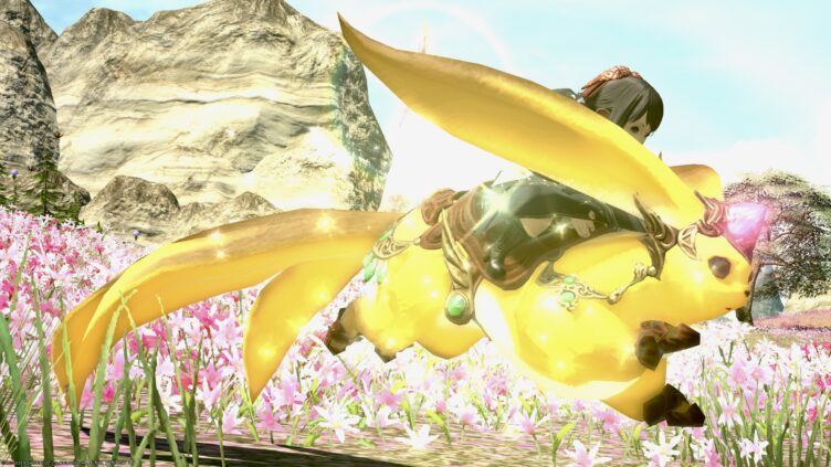 Cute yellow carbuncle mount “Citrine Carbuncle” | Norirow Note Eorzean ...