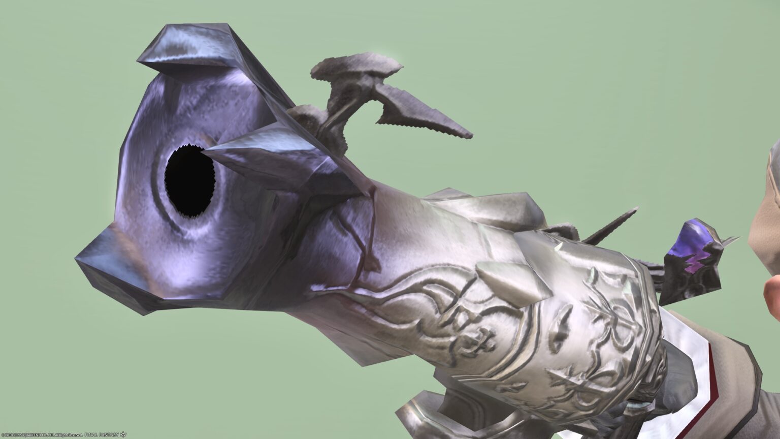 A machinist’s hand-held cannon with a cool burnt color “Giantsgall ...