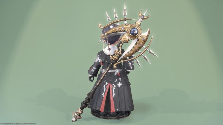 Golden Crescent Scythe Reaper Weapon “Lunar Envoy’s War Sickle ...