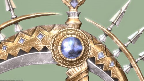 Golden Crescent Scythe Reaper Weapon “Lunar Envoy’s War Sickle ...