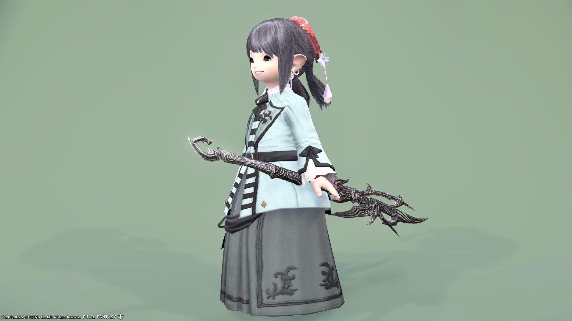 A dark fantasy samurai weapon that shines in purple “Monstrorum Katana ...