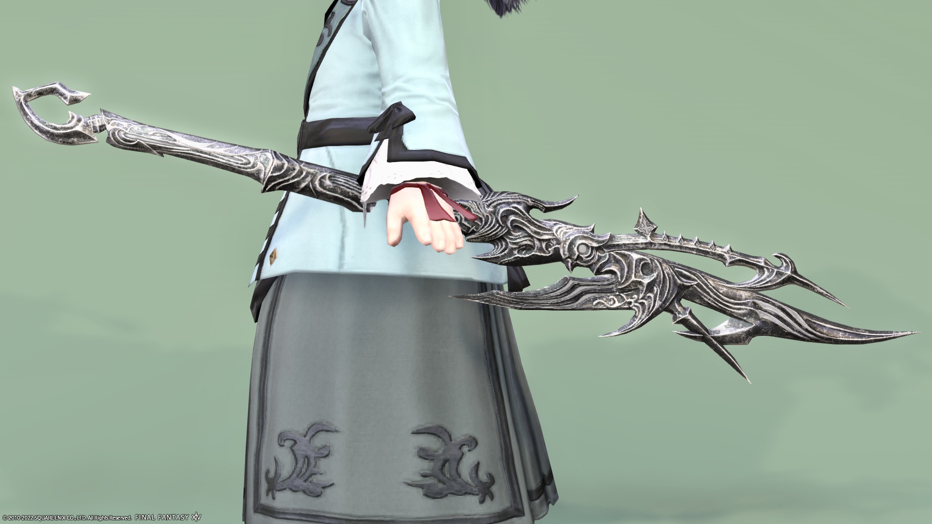 A dark fantasy samurai weapon that shines in purple “Monstrorum Katana ...