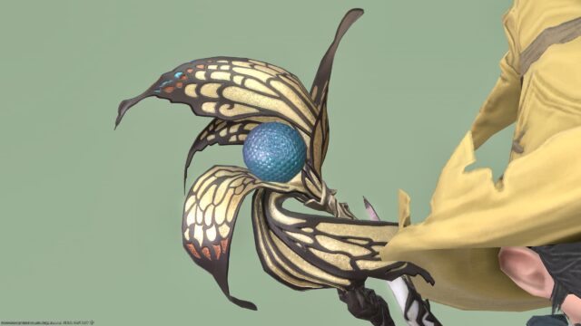 A Black Mage’s flower rod with dancing butterflies and bubbles Titania ...