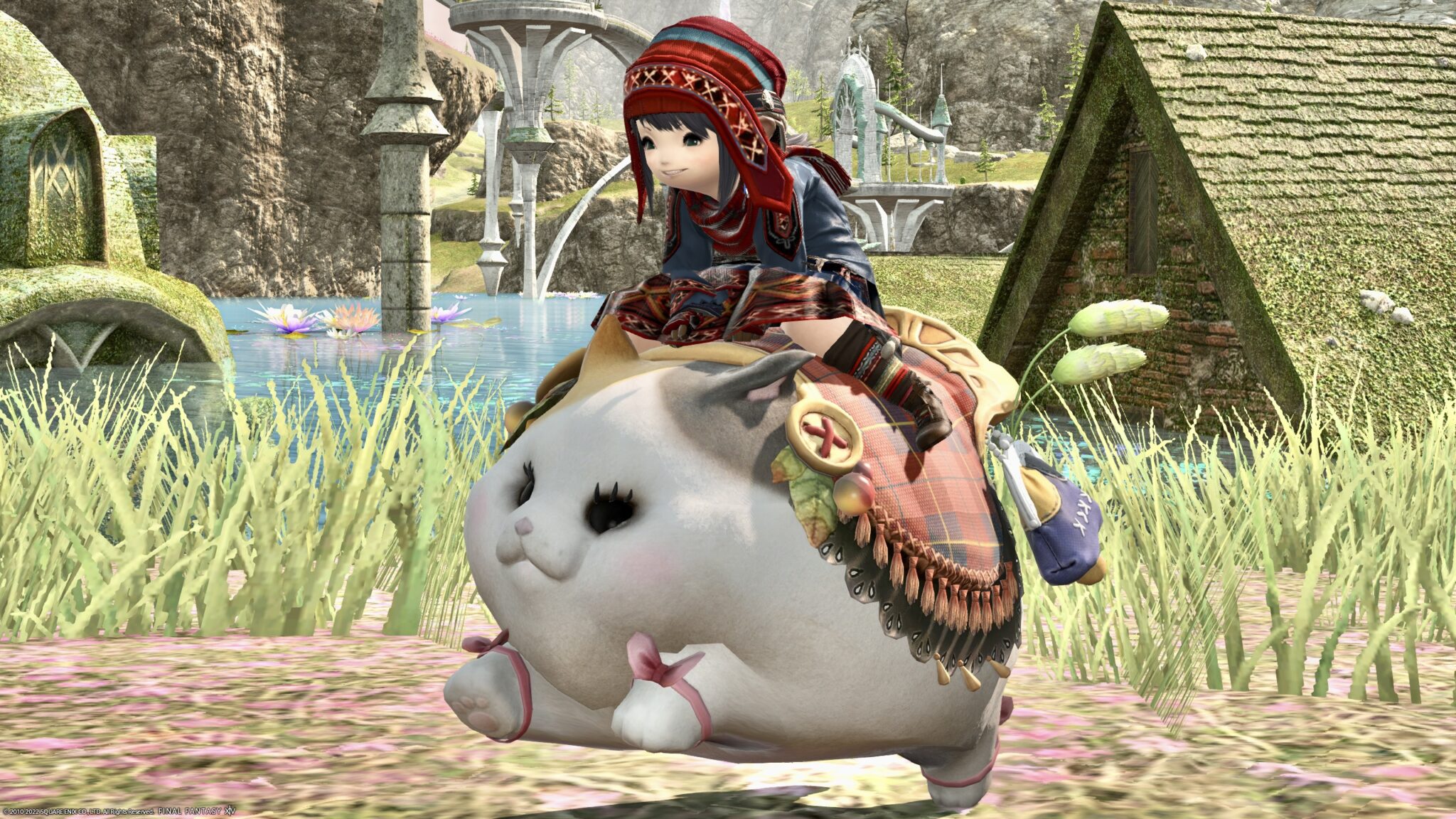 Fat and super cute big cat mount “Fatter Cat” | Norirow Note エオルゼア冒険記 ...