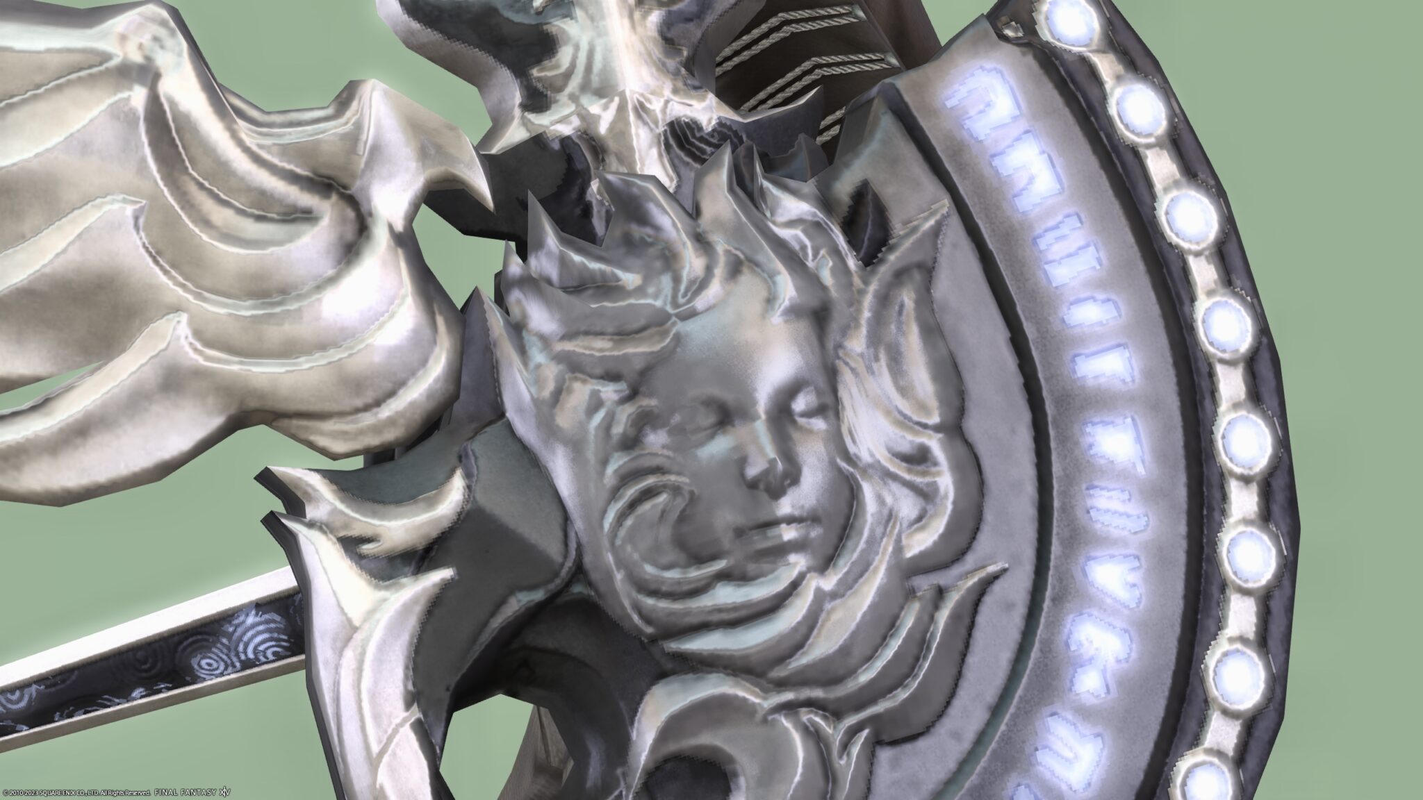 Alphascape V4.0 (Savage) Paladin Weapon / Face Shield with Open Wings ...