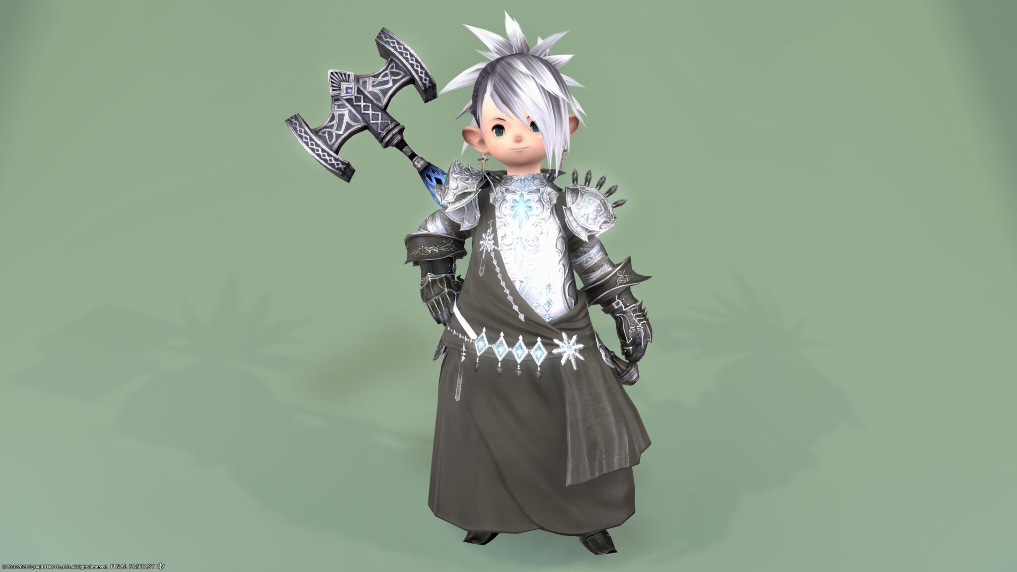 Slightly smaller Gaia’s Hammer / Warrior Weapon “Black Hyposkhesphyra ...