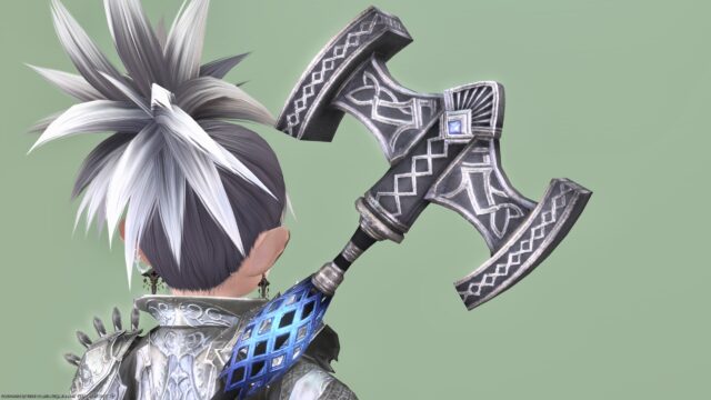 Slightly smaller Gaia’s Hammer / Warrior Weapon “Black Hyposkhesphyra ...