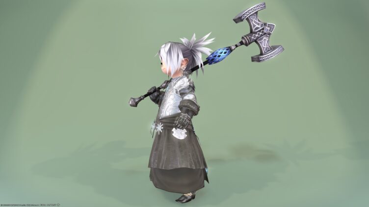 Slightly smaller Gaia’s Hammer / Warrior Weapon “Black Hyposkhesphyra ...