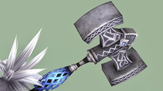 Slightly smaller Gaia’s Hammer / Warrior Weapon “Black Hyposkhesphyra ...