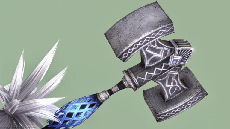 Slightly smaller Gaia’s Hammer / Warrior Weapon “Black Hyposkhesphyra ...