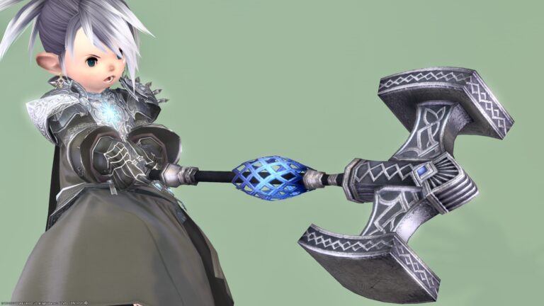 Slightly smaller Gaia’s Hammer / Warrior Weapon “Black Hyposkhesphyra ...