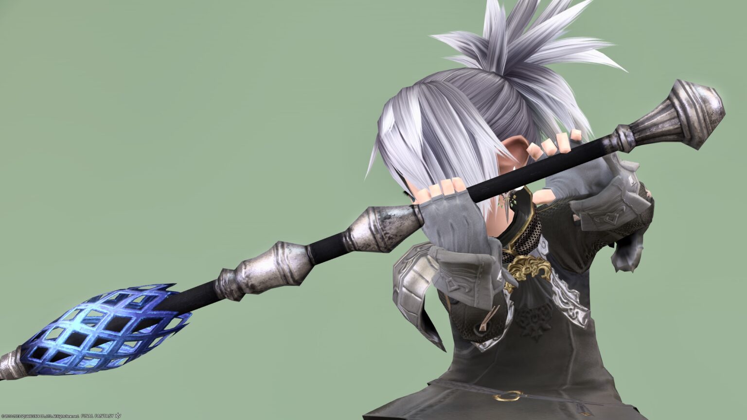 Elongated Hammer of Gaia Dark Knight Weapon “Shadow Hyposkhesphyra ...