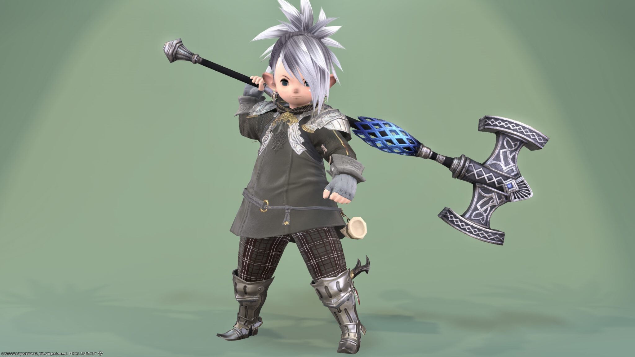 Elongated Hammer of Gaia Dark Knight Weapon “Shadow Hyposkhesphyra ...