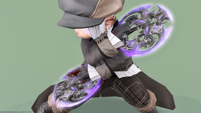 A dark fantasy dancer weapon that shines in purple / The Tower of Zot ...