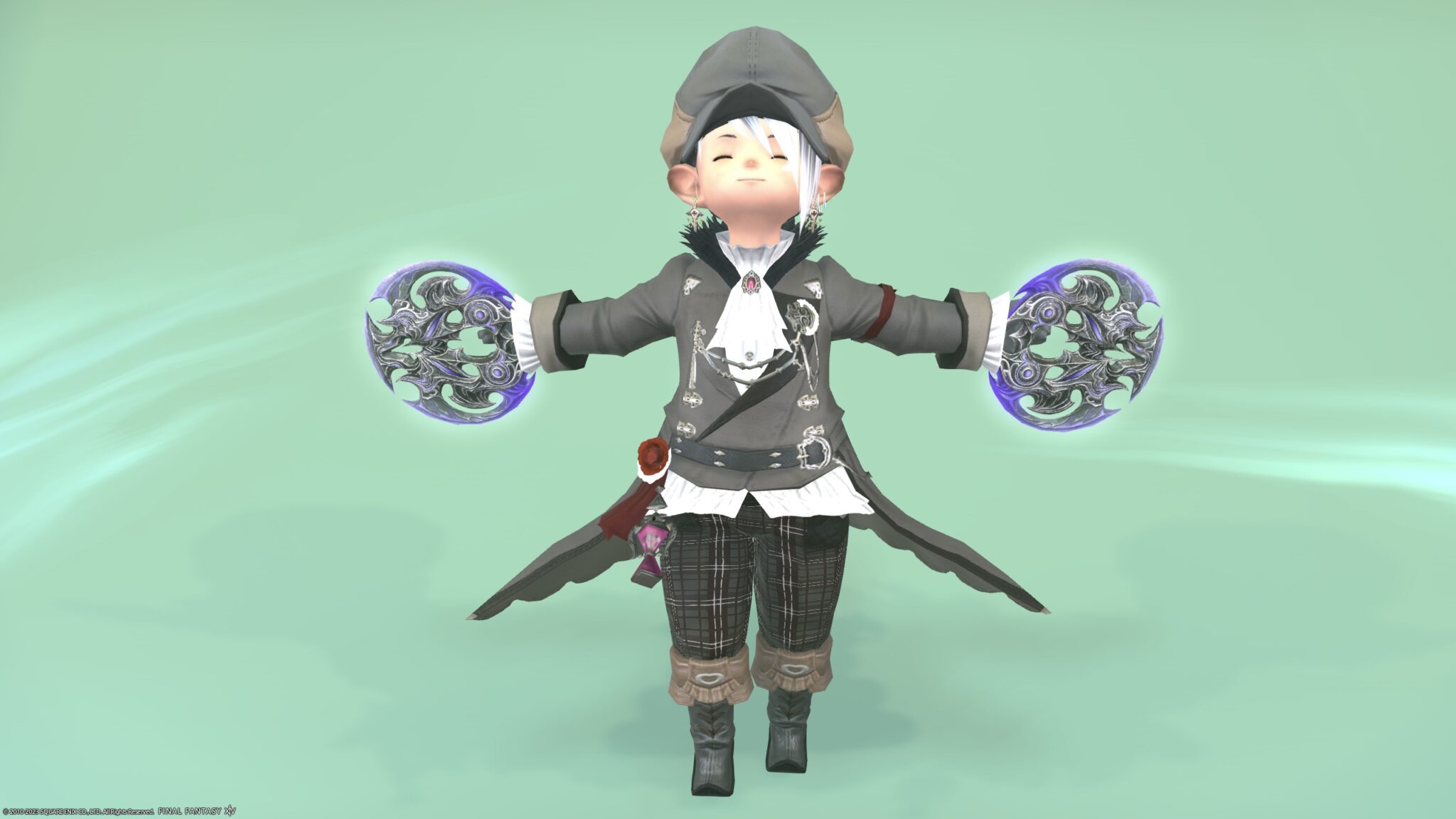 A dark fantasy dancer weapon that shines in purple / The Tower of Zot ...