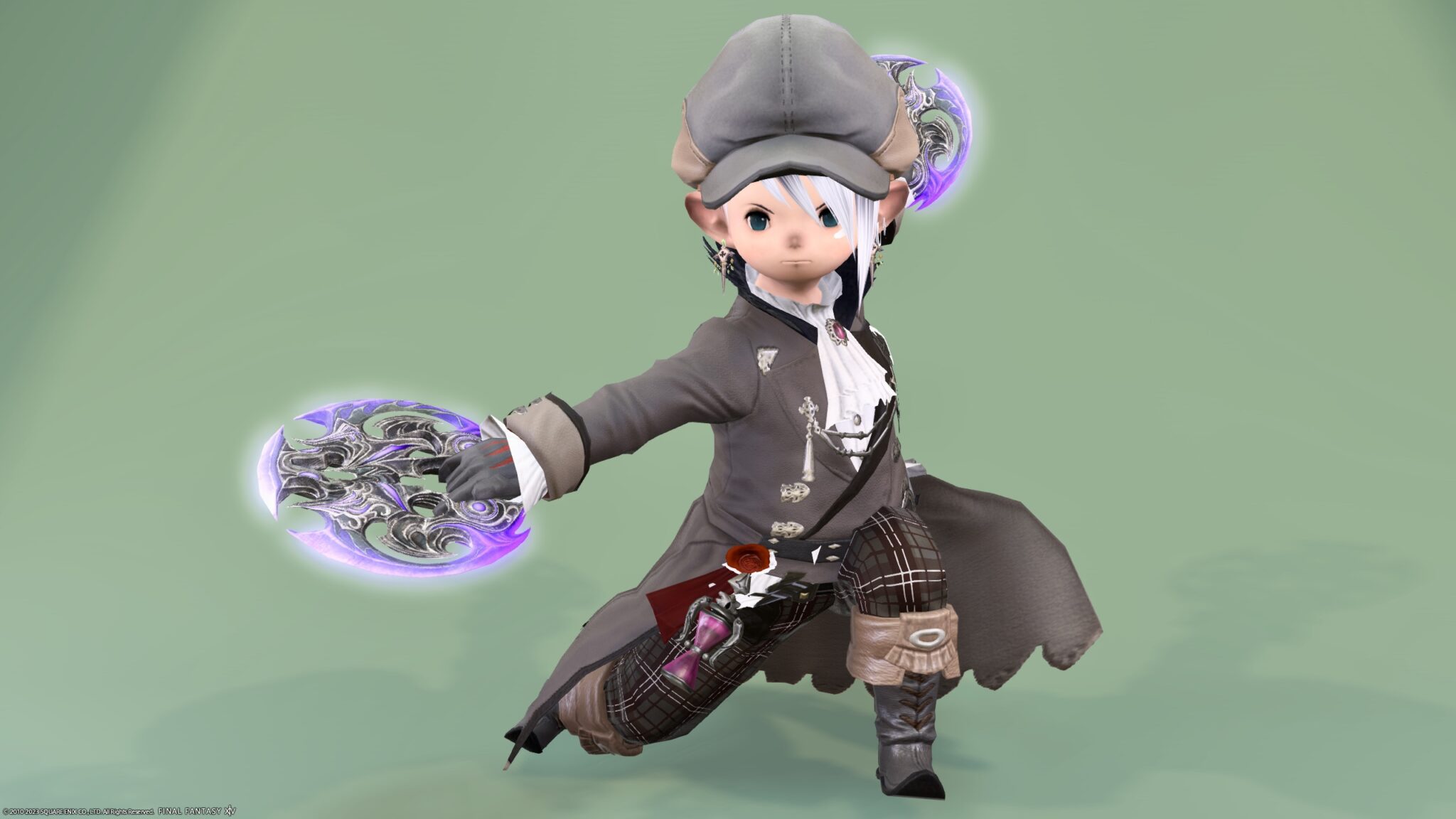 A dark fantasy dancer weapon that shines in purple / The Tower of Zot ...