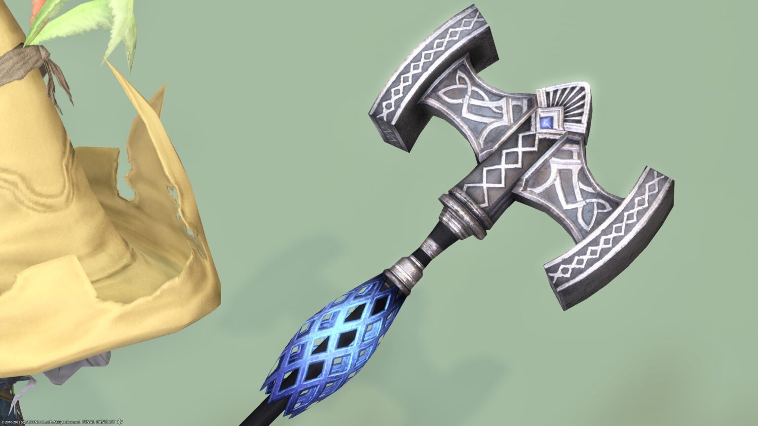 Gaia’s hammer-shaped Black Mage weapon “Ecliptic Hyposkhesphyra ...