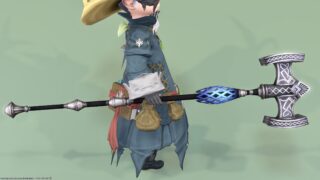 Gaia’s hammer-shaped Black Mage weapon “Ecliptic Hyposkhesphyra ...