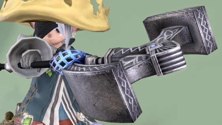 Gaia’s hammer-shaped Black Mage weapon “Ecliptic Hyposkhesphyra ...