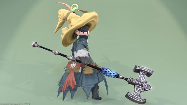 Gaia’s hammer-shaped Black Mage weapon “Ecliptic Hyposkhesphyra ...