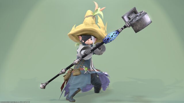 Gaia’s hammer-shaped Black Mage weapon “Ecliptic Hyposkhesphyra ...