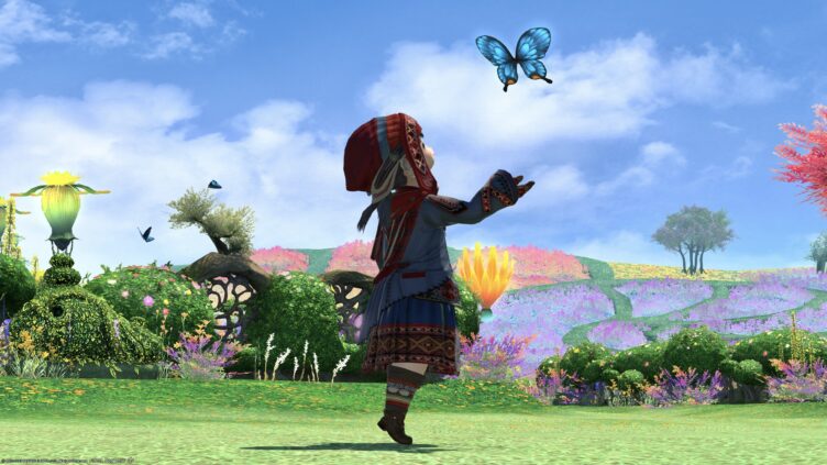 A very cute blue butterfly minion “Morpho” with the name of a goddess ...