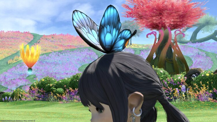 A very cute blue butterfly minion “Morpho” with the name of a goddess ...