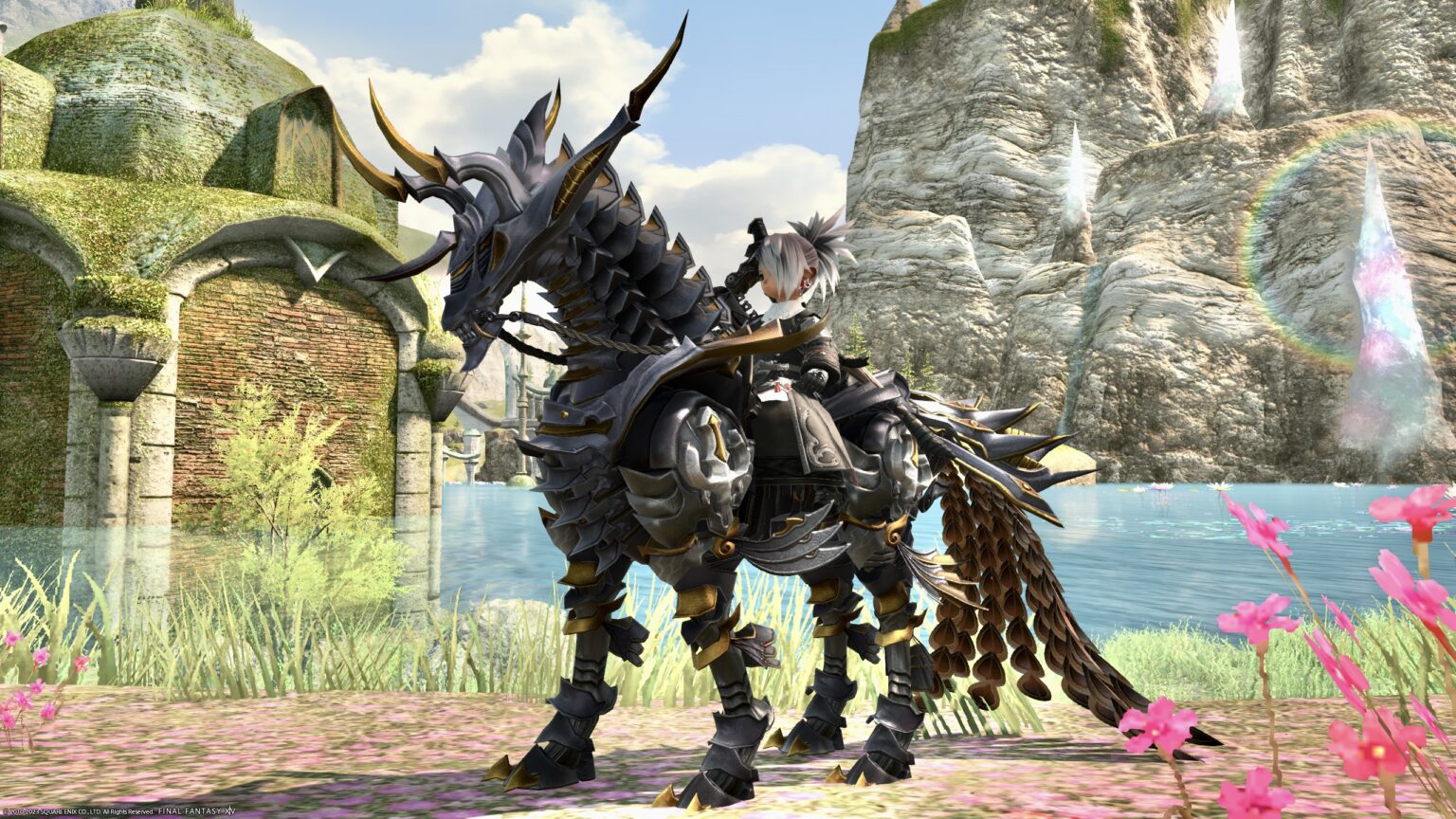 Phoenix in steel armor / GARO collaboration mount “Raigo” | Norirow Note Eorzean adventure story ...