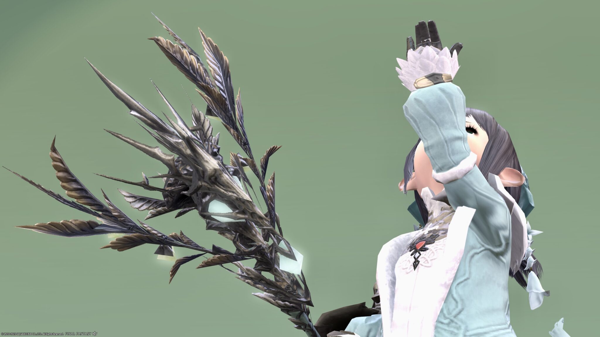 Iron Leaf Sylph’s Staff, Nirvana’s Different Colors, White Mage Weapon ...