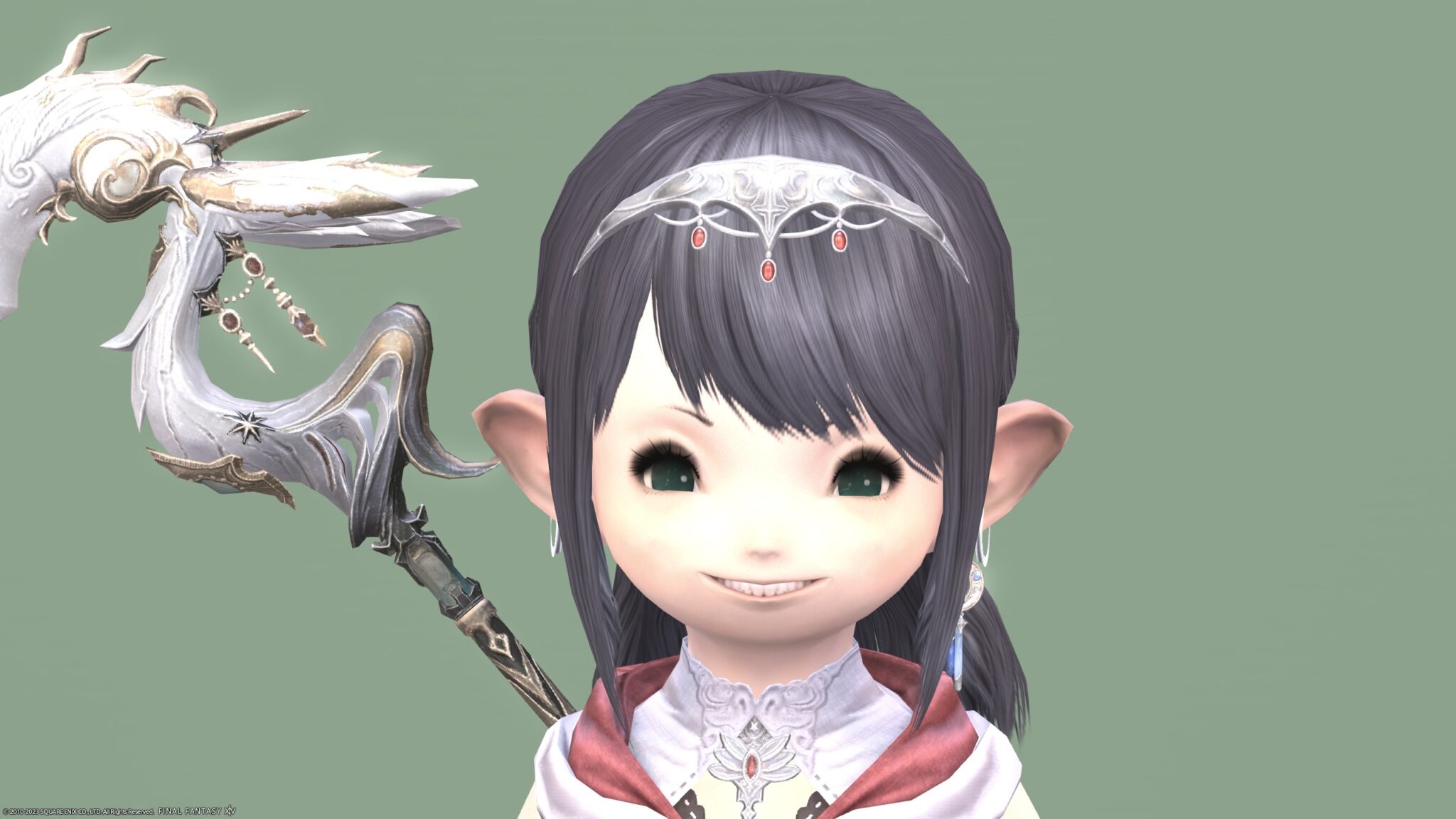 White mage’s AF5 equipment / ribbon dress “Theophany” series (Lalafell ...