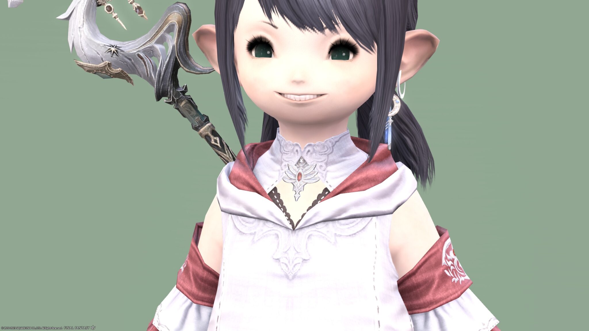 White mage’s AF5 equipment / ribbon dress “Theophany” series (Lalafell ...