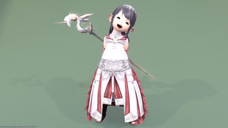 White mage’s AF5 equipment / ribbon dress “Theophany” series (Lalafell ...