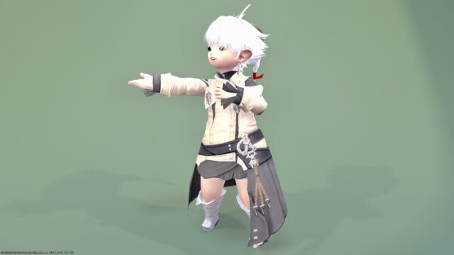 Alisaie’s costume ♪ “Brand-new Alisaie’s Attire” (Lalafell Girl Ver ...