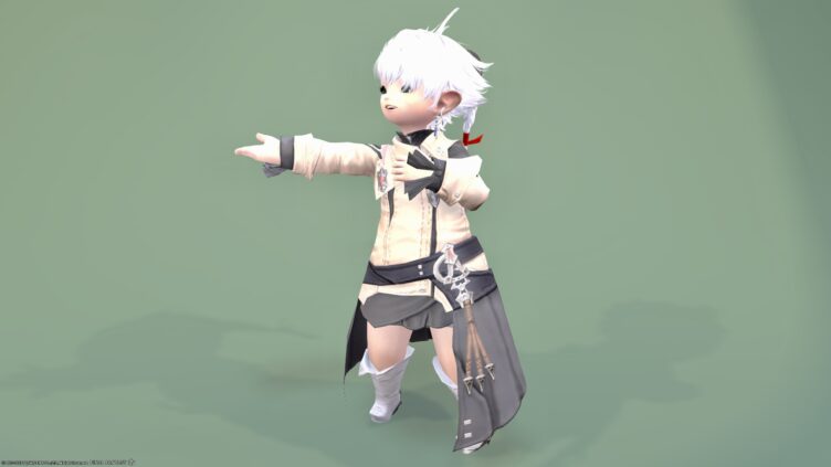 Alisaie’s costume ♪ “Brand-new Alisaie’s Attire” (Lalafell Girl Ver ...