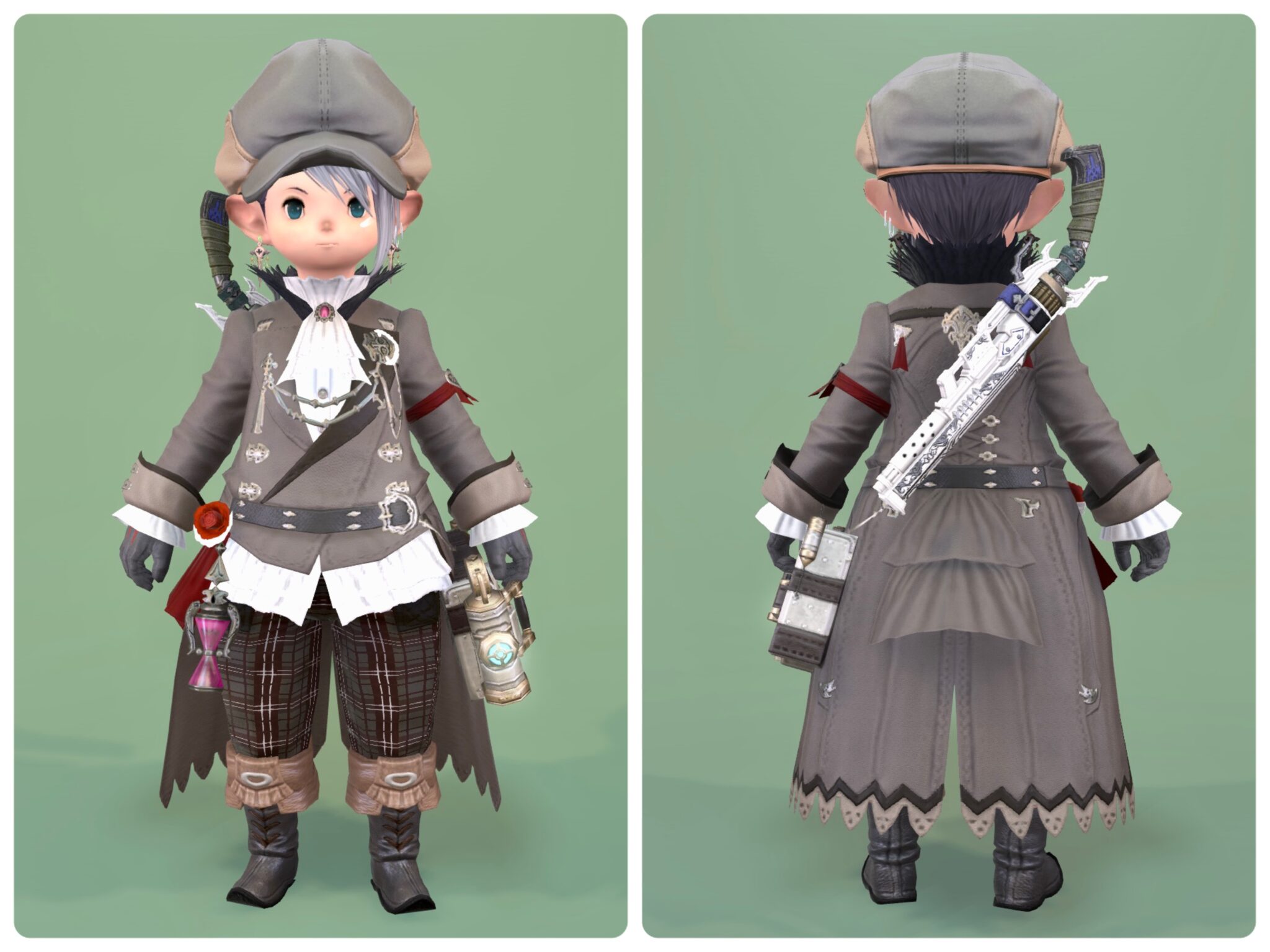 Machinist’s Manderville Weapon Stage 2: A small rifle that glows blue ...