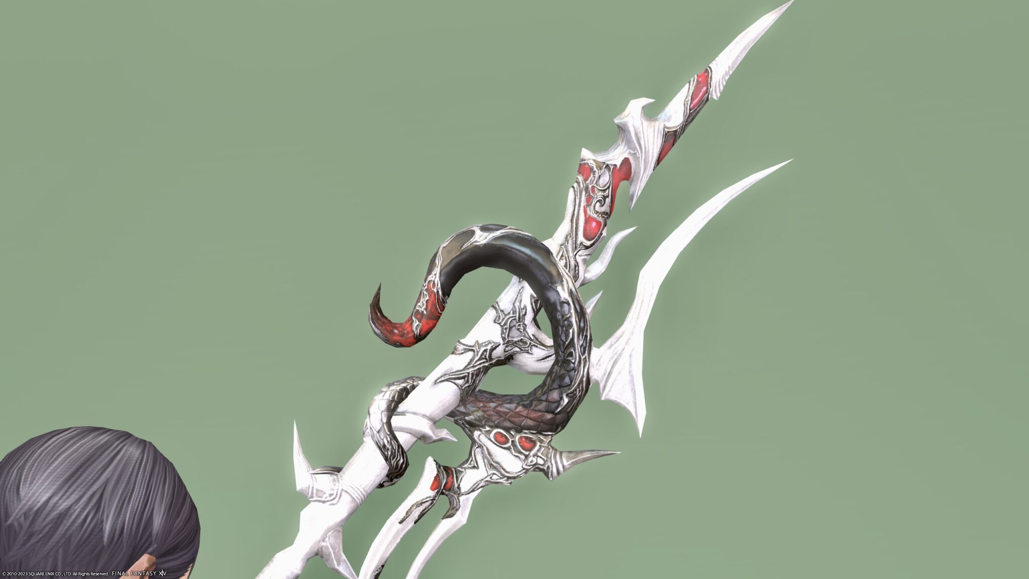 Dragoon’s Manderville Weapon Stage 2 Red whisker glowing white spear ...