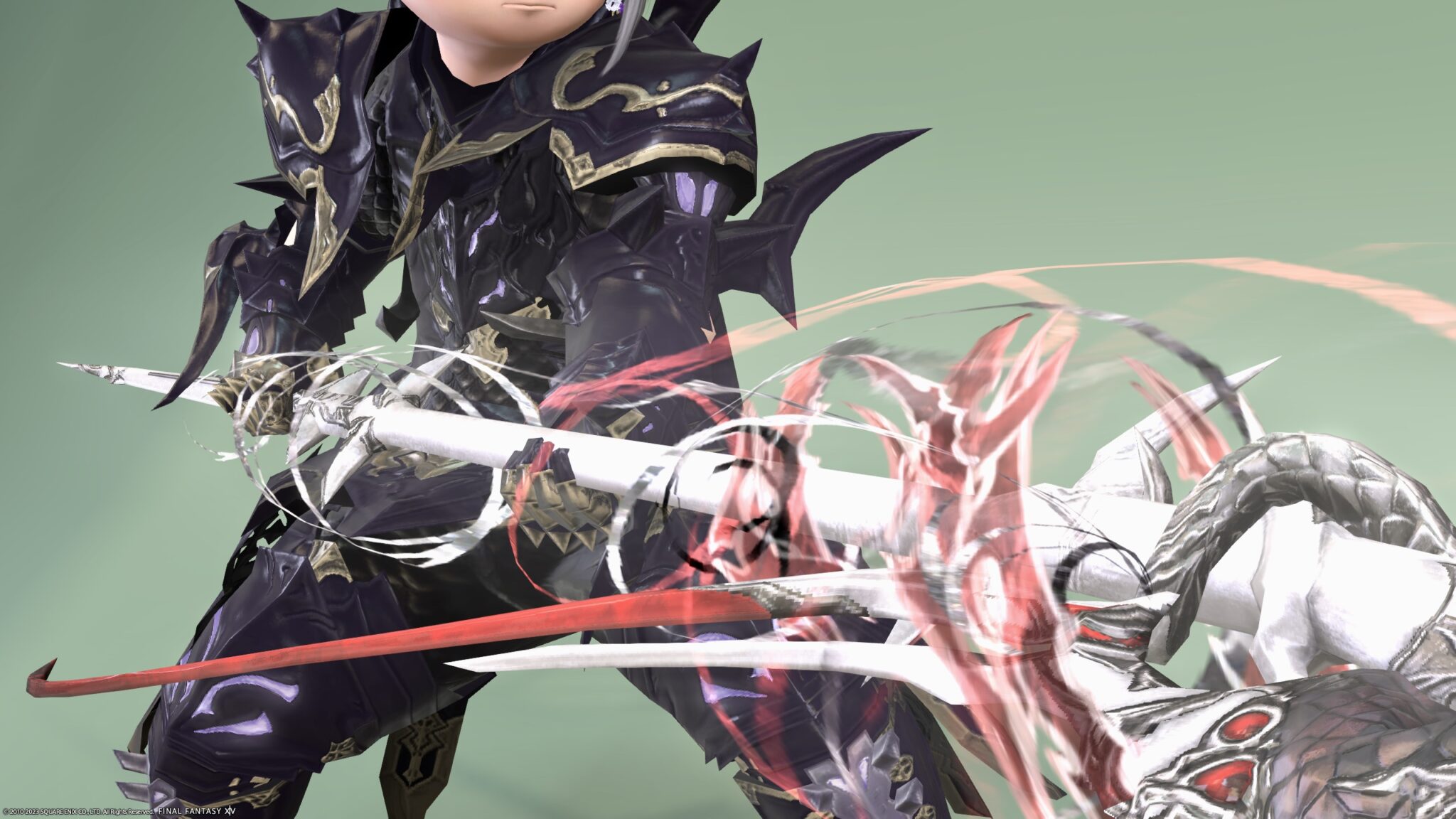 Dragoon’s Manderville Weapon Stage 2 Red whisker glowing white spear ...