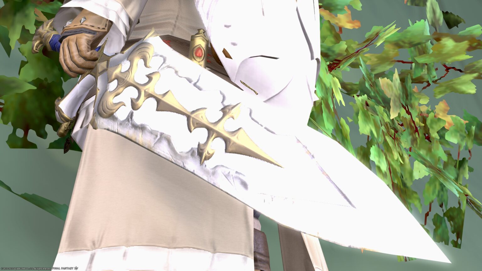 Paladin’s Zodiac Weapon 4th stage / Glowing in white silver “Curtana ...